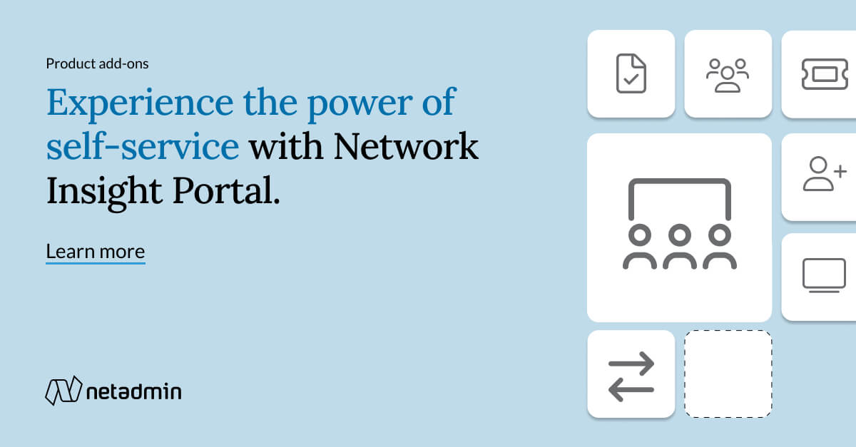 Netadmin add-ons modules - Network Insight Portal.